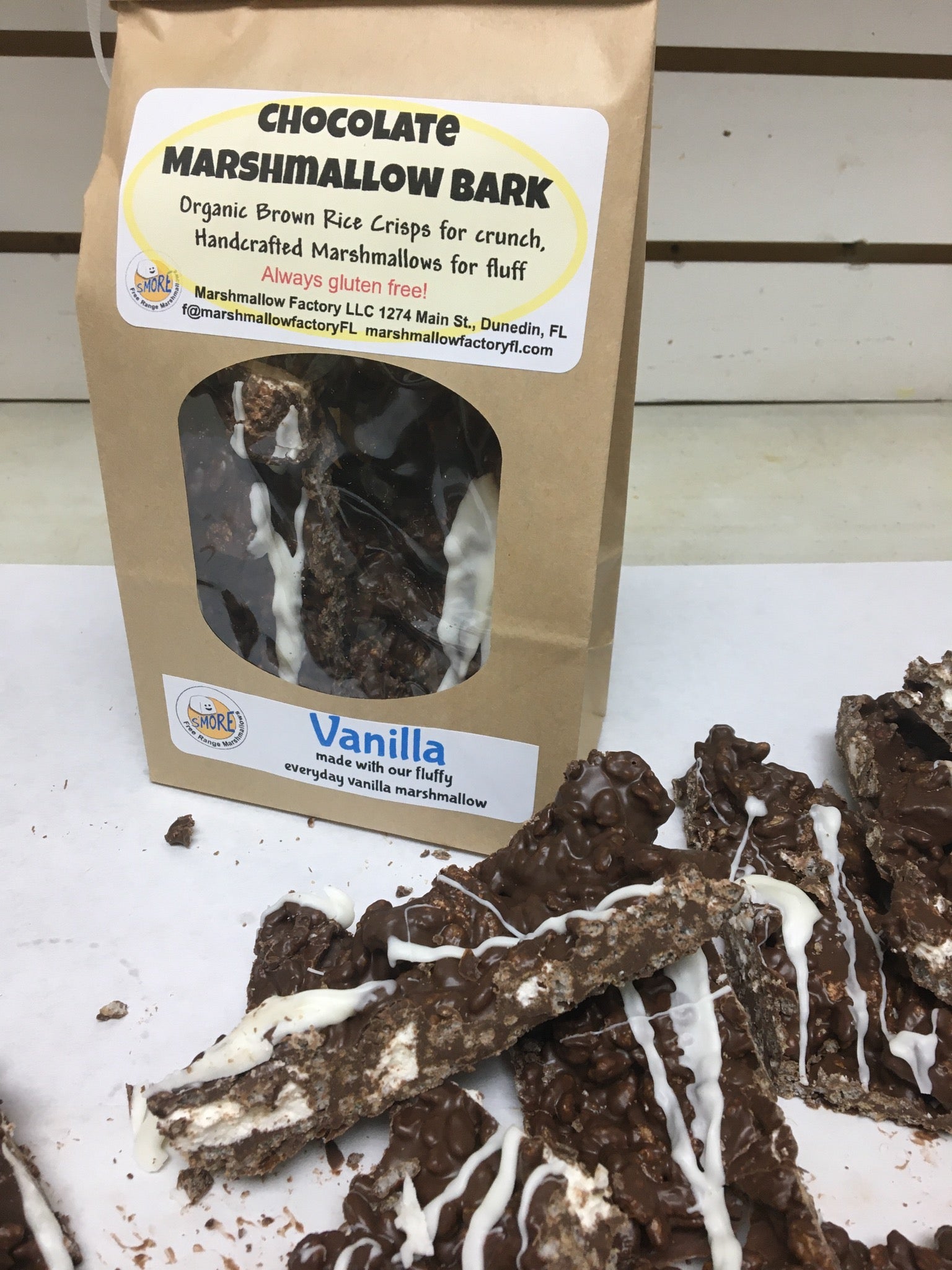 Chocolate Marshmallow Bark – Marshmallow Factory LLC